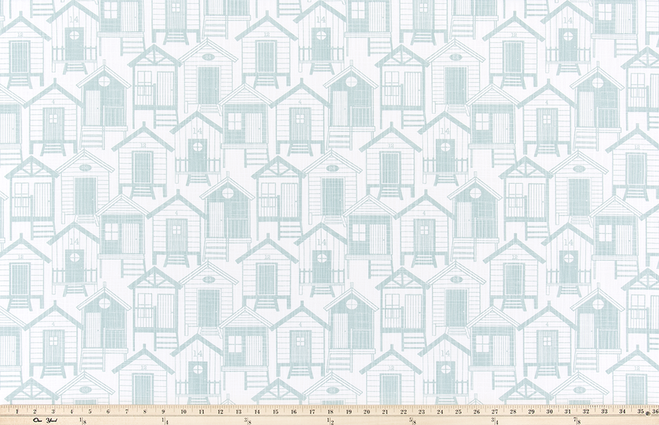 Surf Shack Blue Haze Slub Canvas Fabric By Premier Prints – ShopFabric